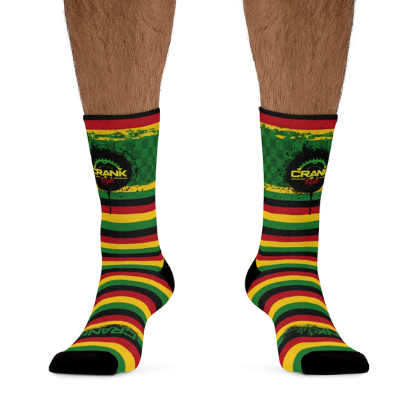 Rasta Socks 3/4 MTB Socks - Crank Style